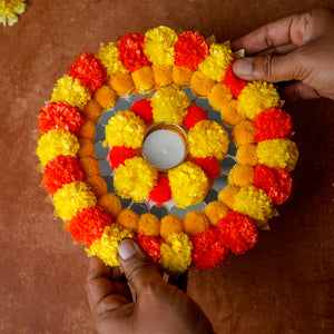 Shop Pom Pom Rangoli Mat Online in USA from Desifavors
