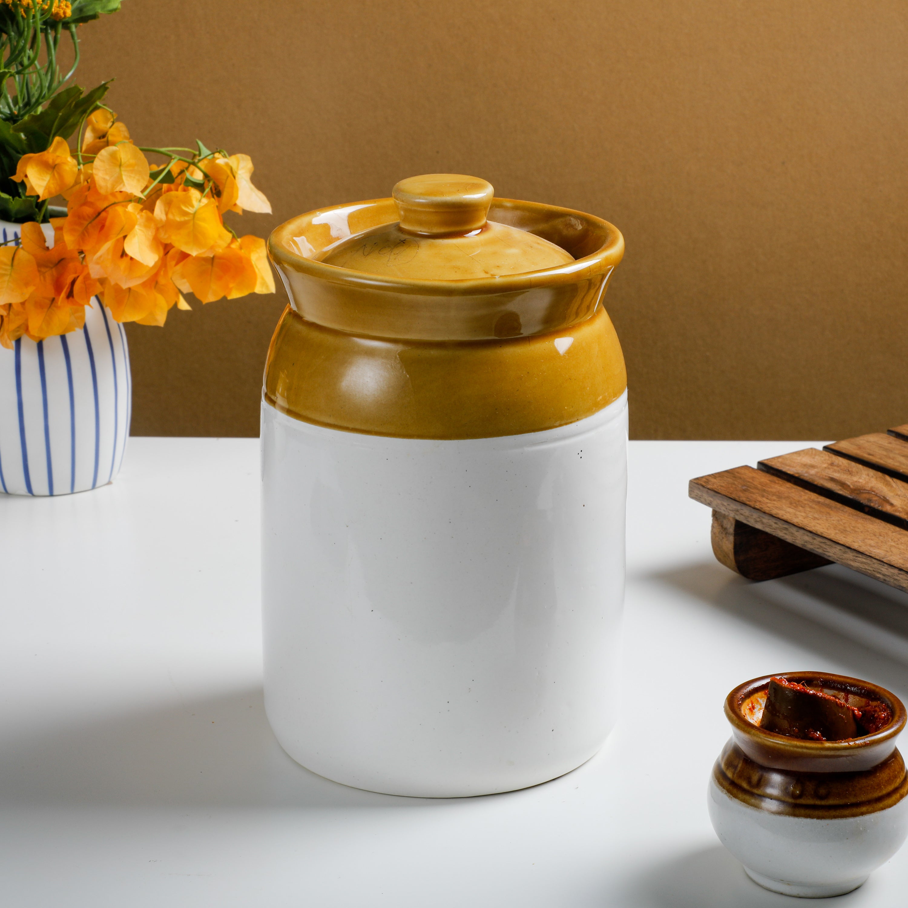 Buy Indian Traditional Pickle Jar from Desifavors