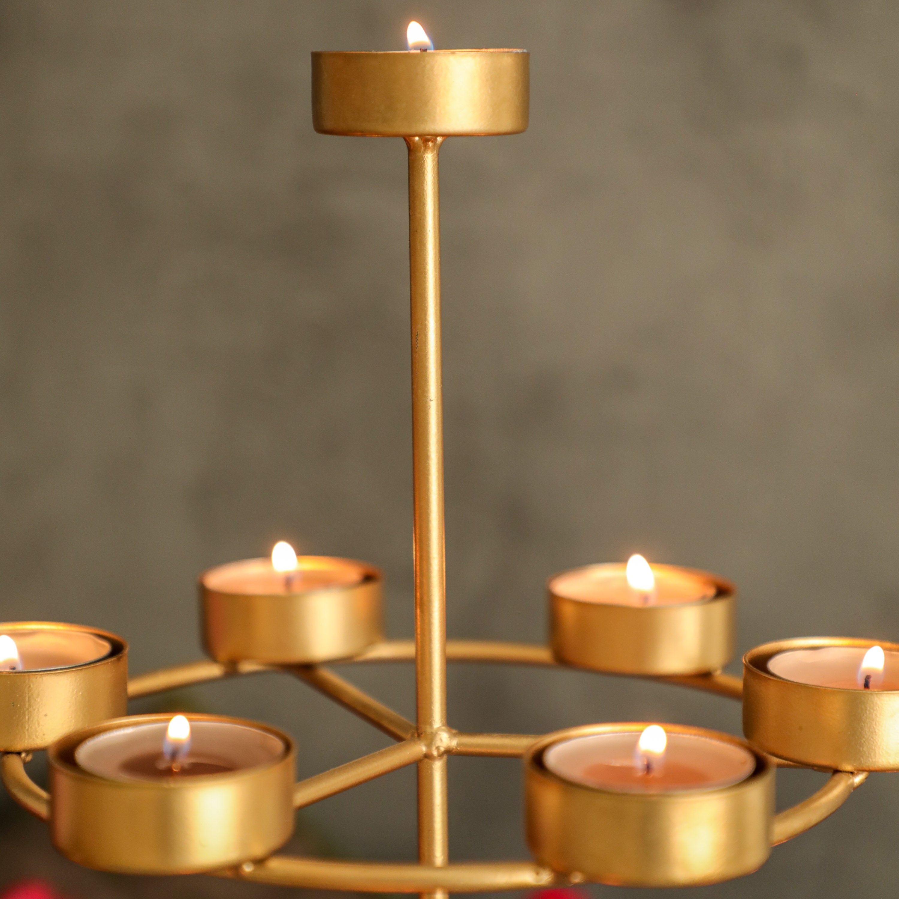 Buy 3 Step Diwali Diyas for Diwali Decoration | Brass Tealight Holder
